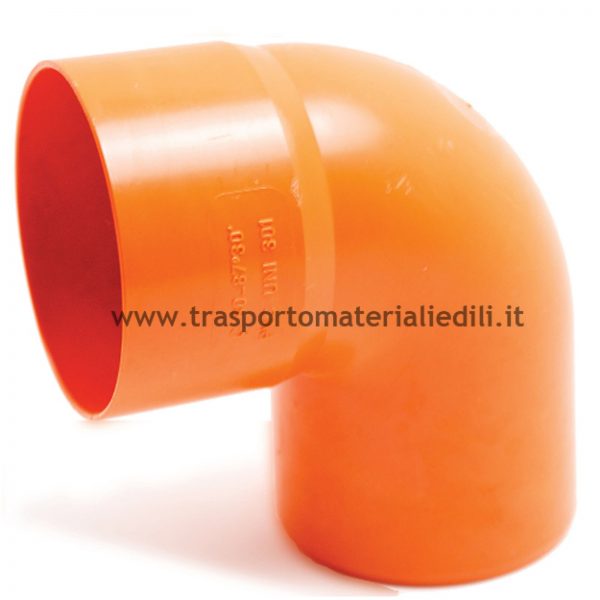 CURVE IN PVC ARANCIONE - Trasporto Materiali edili